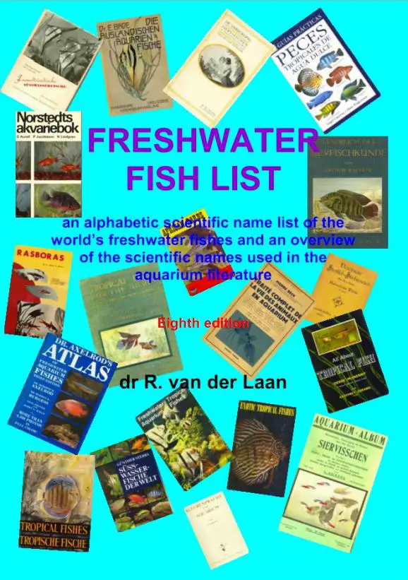 FW Fish list cover — Seriously Fish